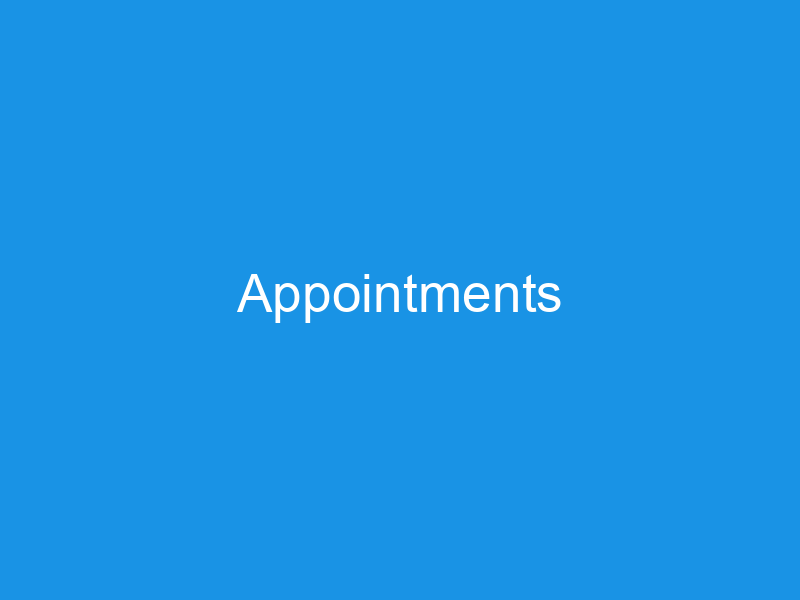 Appointments - Modality AWC